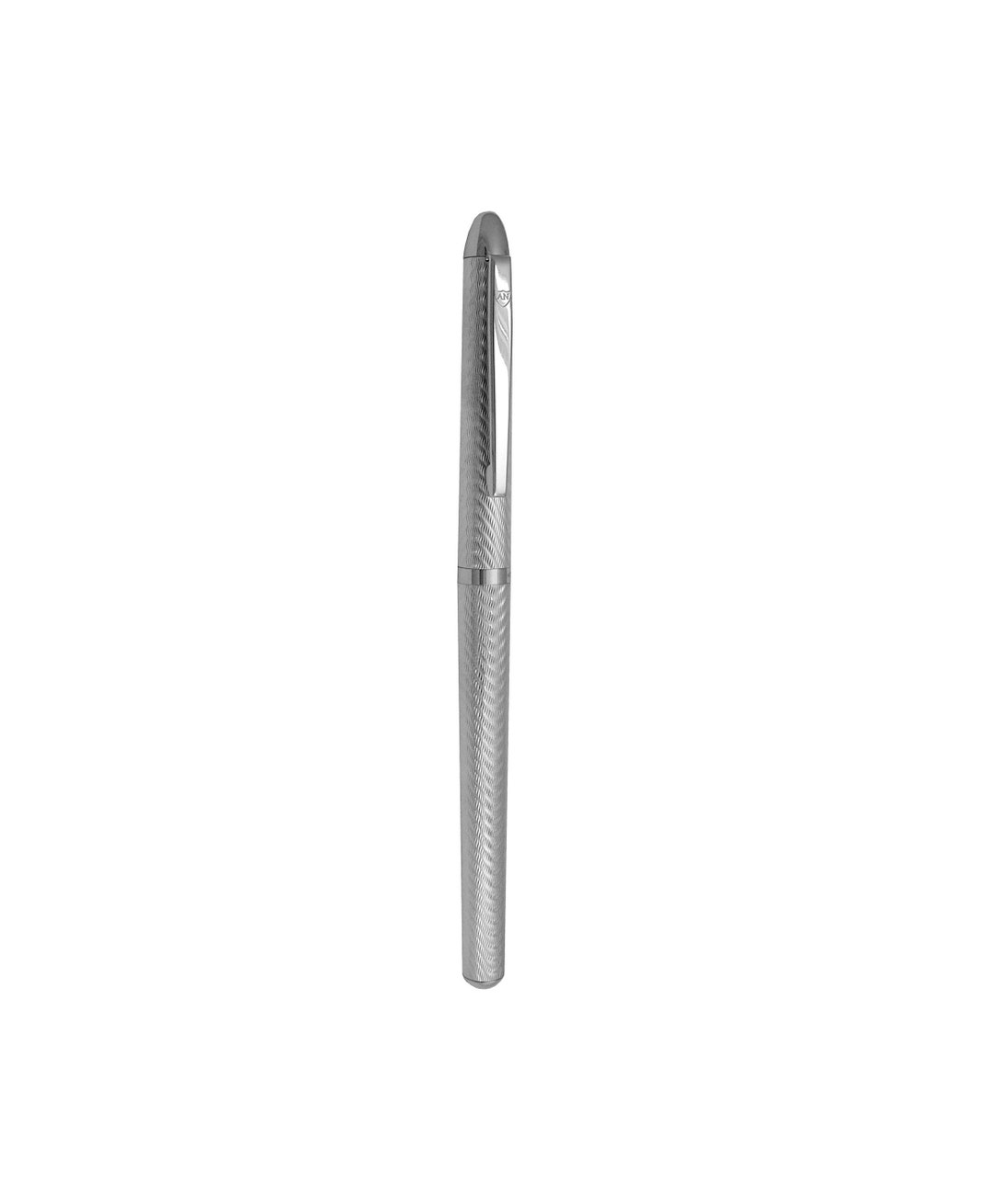 Engine Turned Wave Design Fountain Pen 925 Sterling Silver English ...