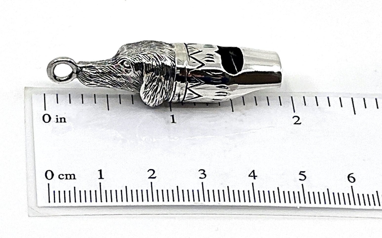 Gun Dog Whistle Pendant Victorian Style 925 Sterling Silver - Etsy
