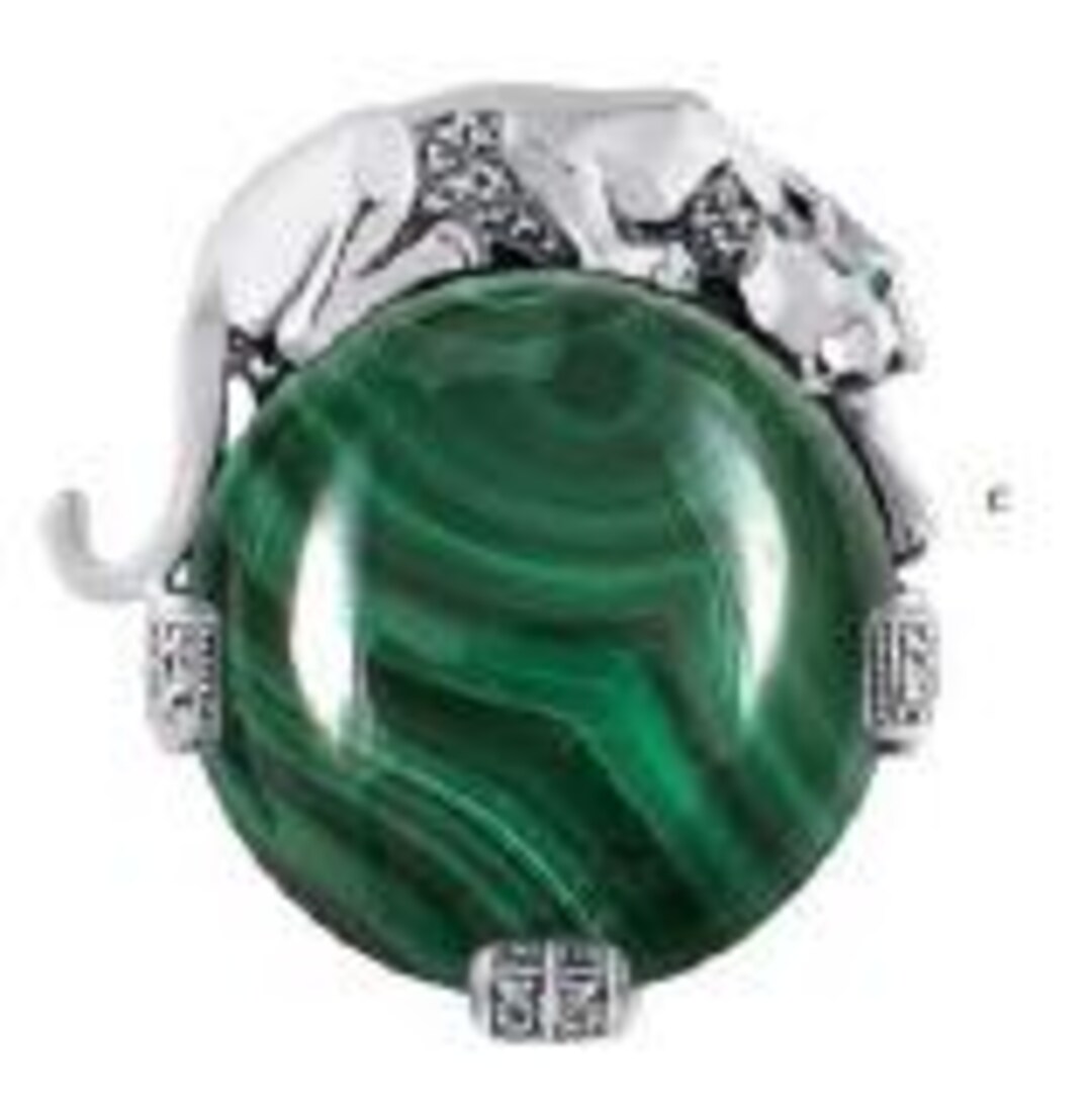 Panther Ring Art Deco Style 925 Sterling Silver English Hallmarks Set ...
