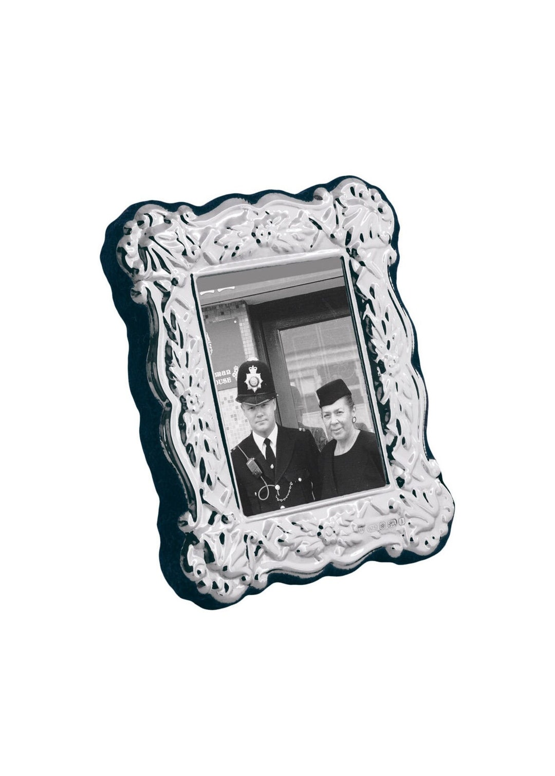 Miniature Photo Frame Victorian Style 925 Sterling Silver English ...
