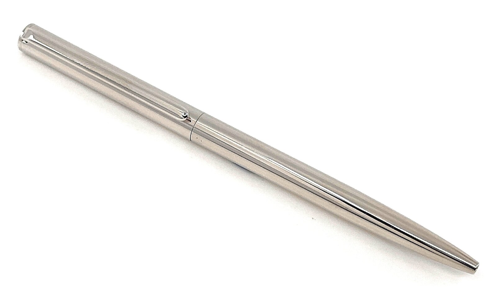 Plain Slimline Ballpoint Pen 925 Sterling Silver English Hallmarks by ...