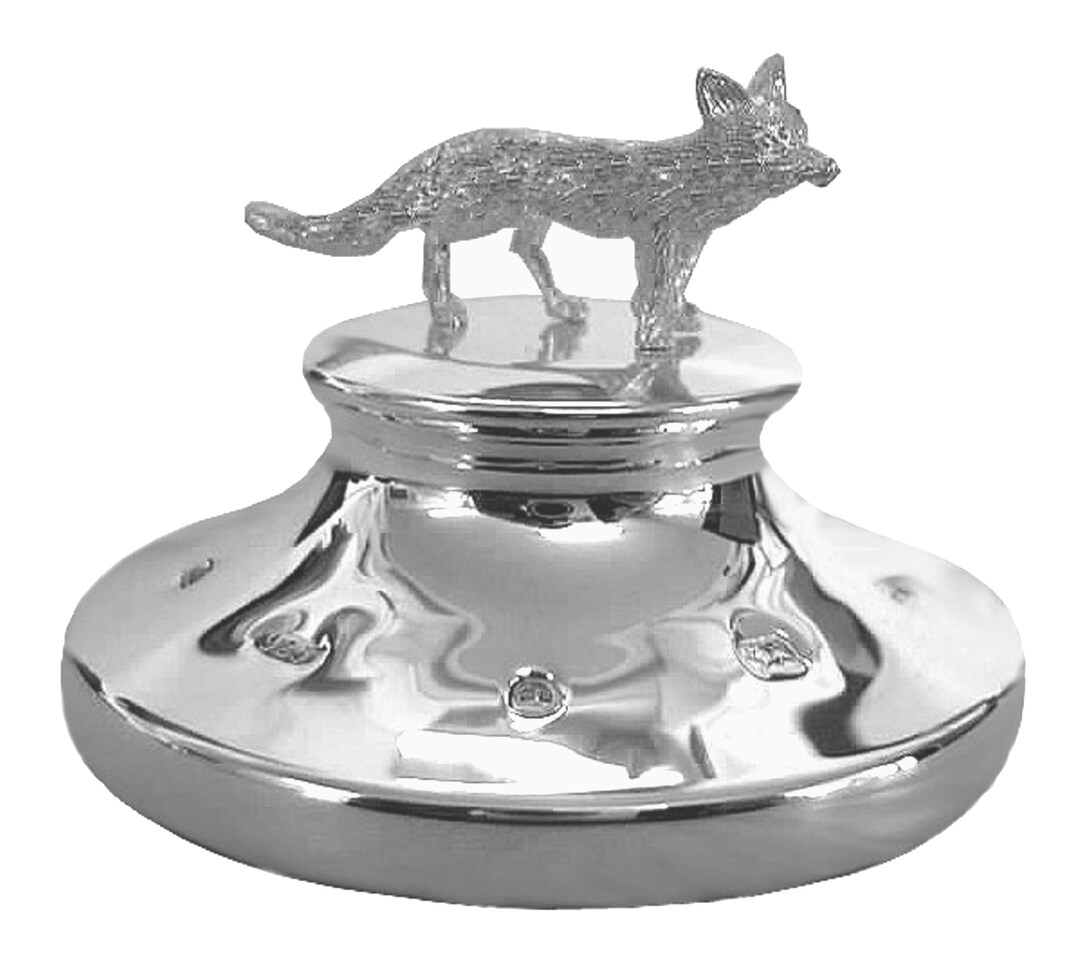 Fox Paperweight 925 Sterling Silver English Hallmarks - Etsy UK