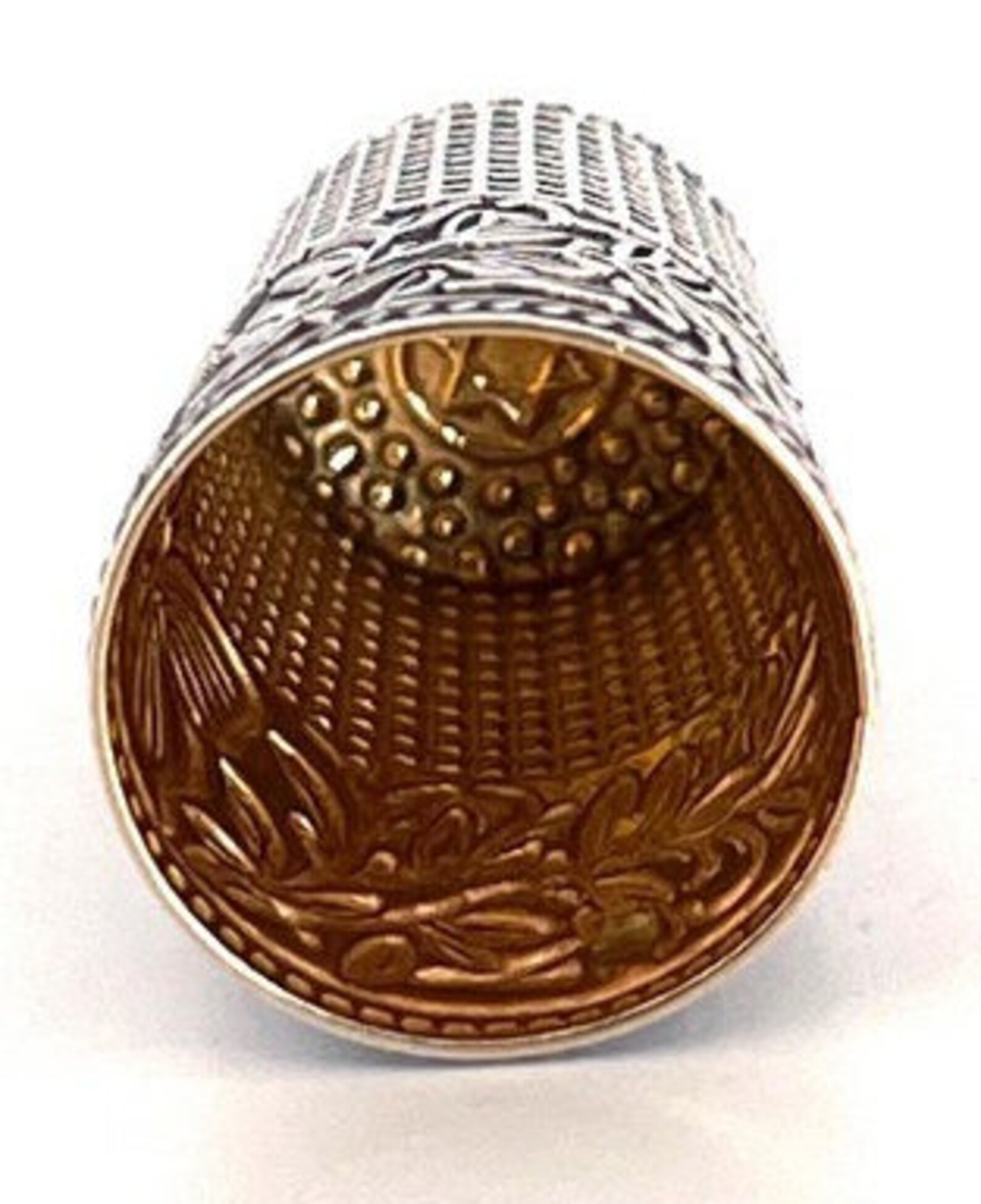 Butterfly Thimble Victorian Style 925 Sterling Silver English Hallmarks ...