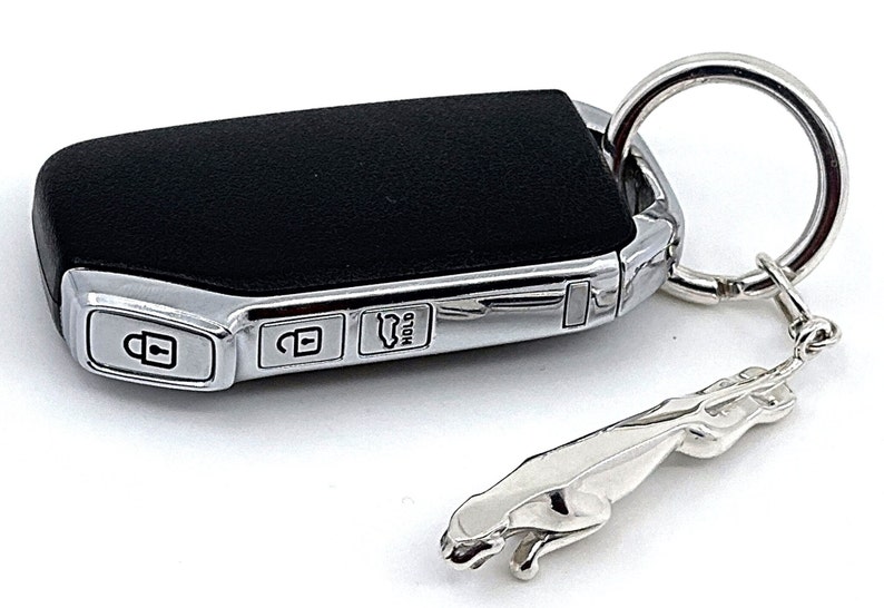 Jaguar Keyring 925 Sterling Silver English Hallmarks - Etsy
