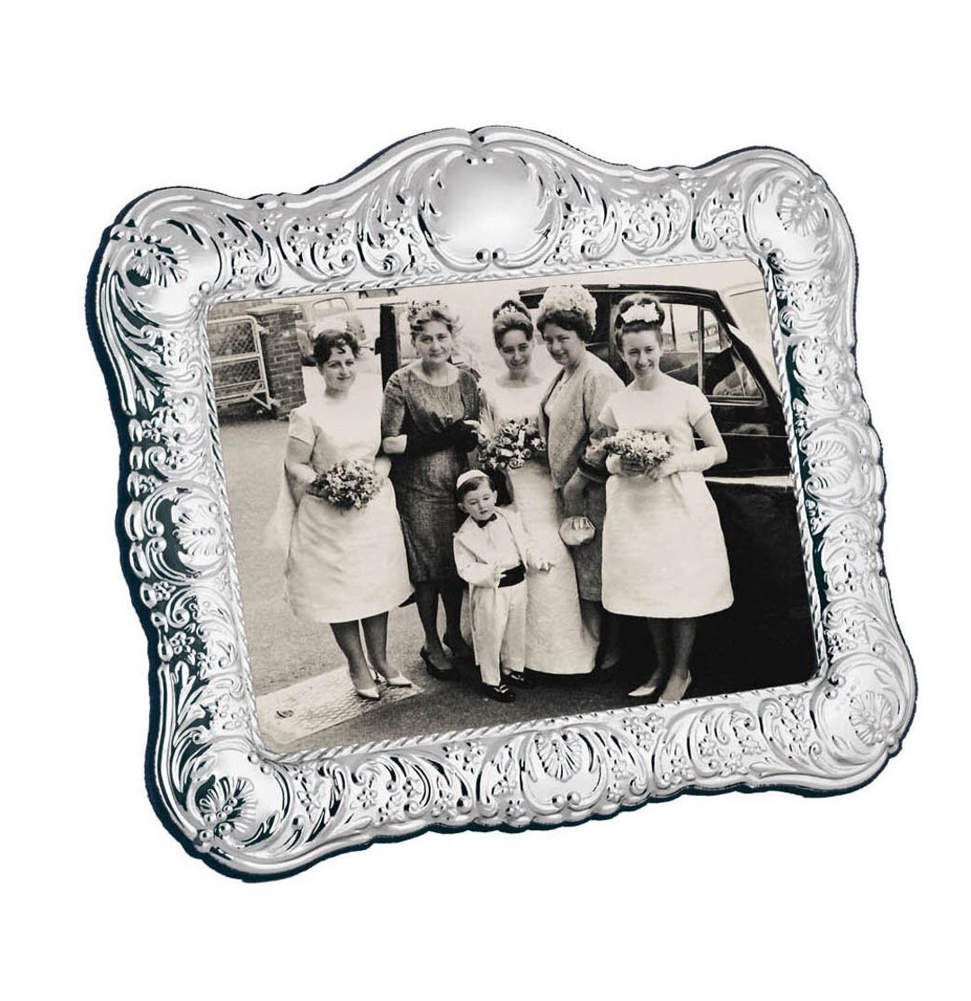 Classic Photo Frame Victorian Style 925 Sterling Silver English ...