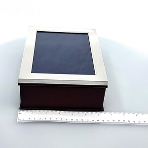 Wooden Photo Frame Keepsake Box 925 Hallmarked Sterling Silver by ...