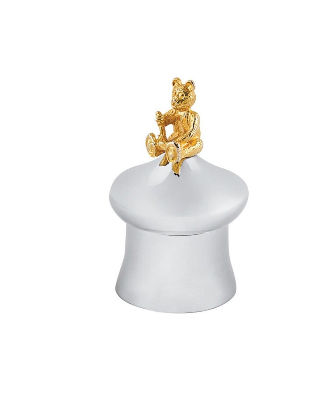 Teddy Bear Tooth Fairy Box Victorian Style 925 Sterling Silver English ...