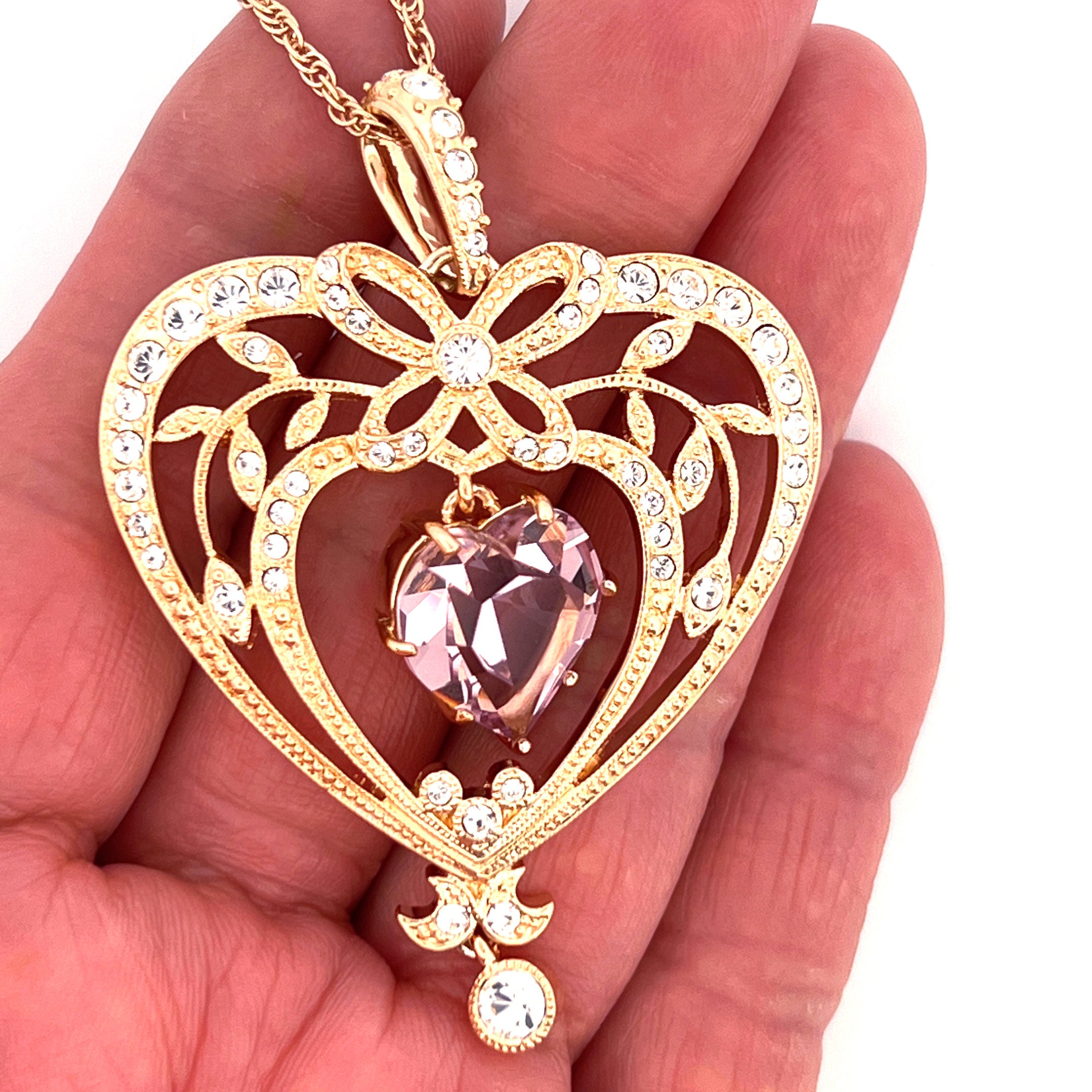 June Birthstone Gold Plated Metal Alloy Necklace Set With June Birthstone Gold Plated Metal Alloy Necklace Set With
