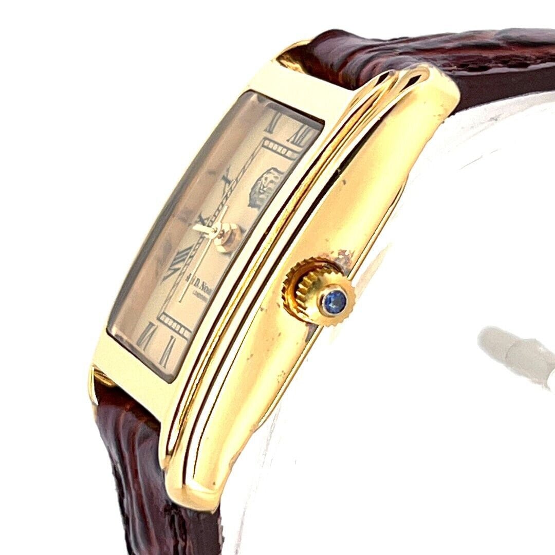 Gold Plated Watch (vermeil) 925 Sterling Silver English Hallmarks With ...