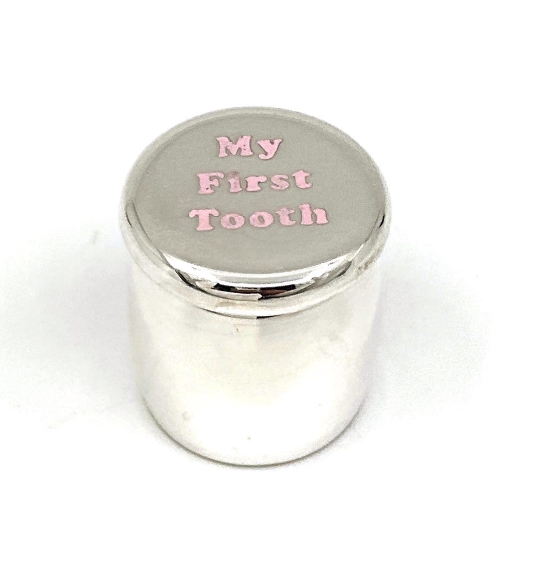 Sterling Silver Tooth Fairy Box, Victorian Style With Pink Enamel - Etsy
