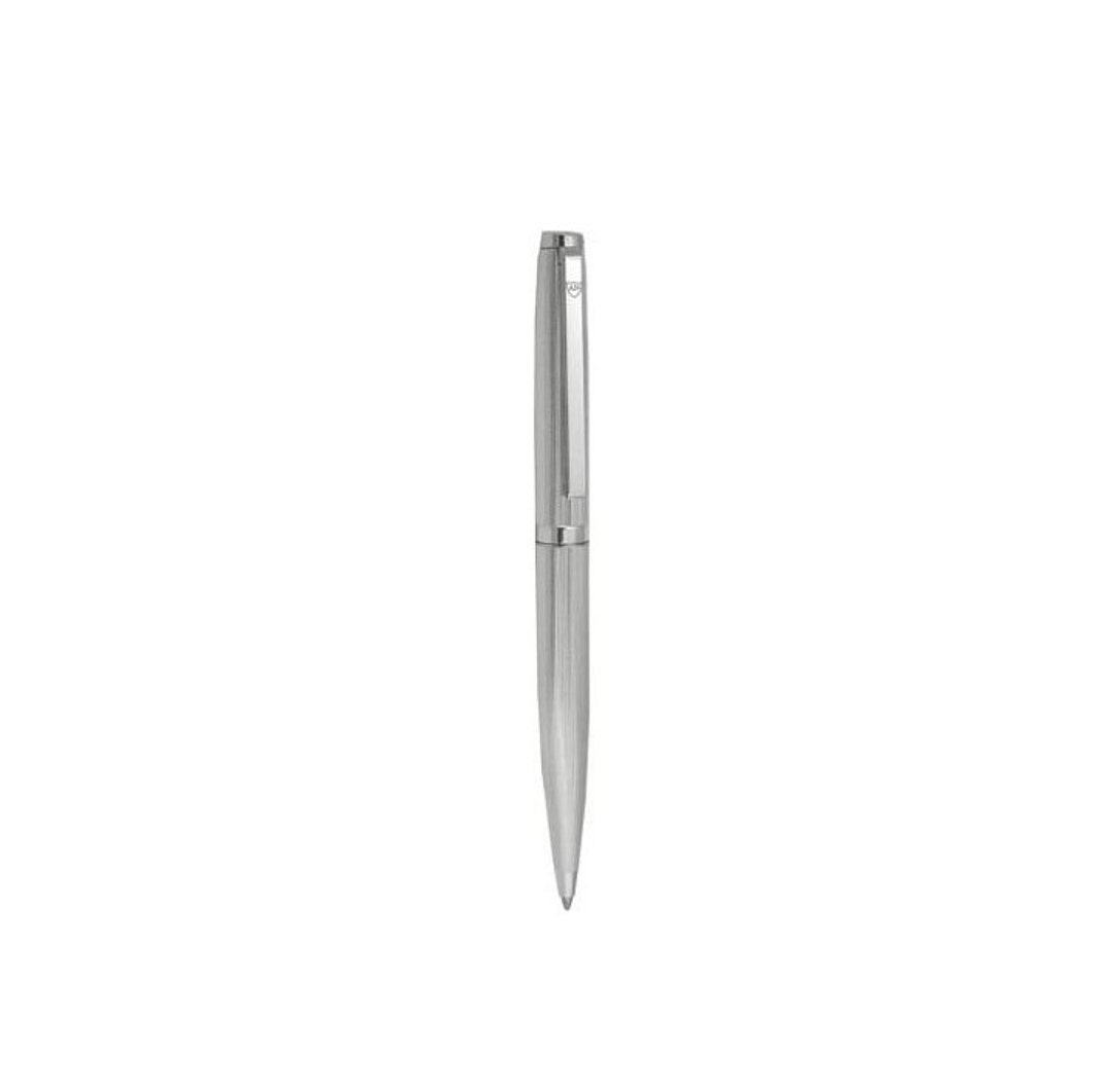 Engine Turned Ballpoint Pen 925 Sterling Silver English Hallmarks by ...