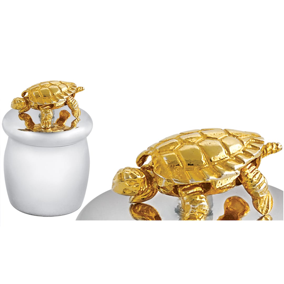 Turtle Tooth Fairy Box Victorian Style 925 Sterling Silver English ...