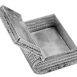 Book Pill Box Antique Style 925 Sterling Silver English Hallmarks by ...