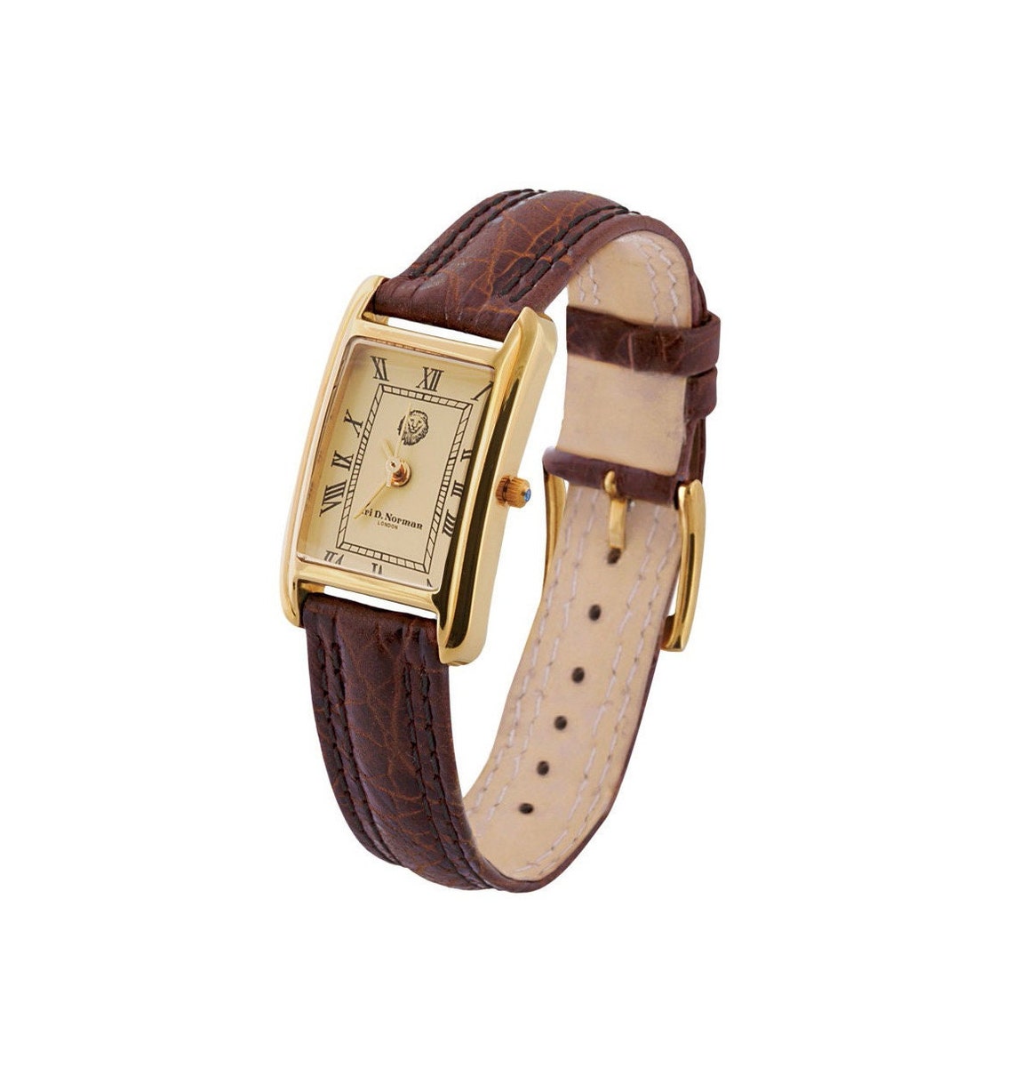 Gold Plated Watch (vermeil) 925 Sterling Silver English Hallmarks With ...