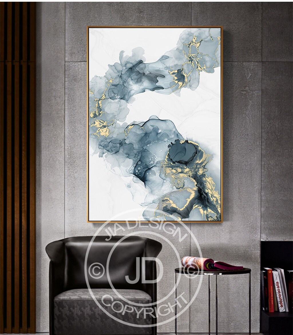 Luxurious Ink Bouquet Nature, Gold Art, Beautiful Transparent ...