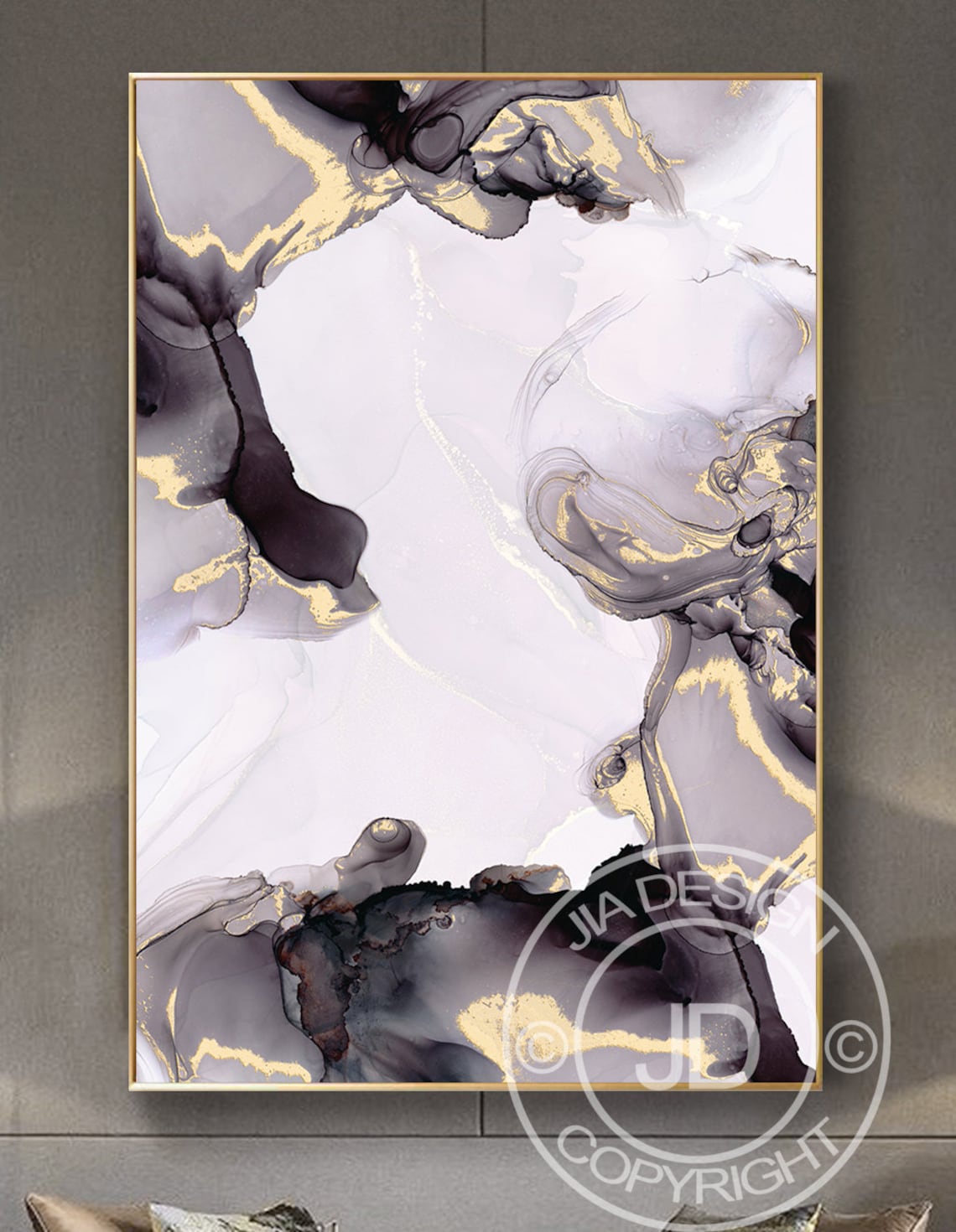 Alcohol ink art beautiful absolutely vibrant art High | Etsy