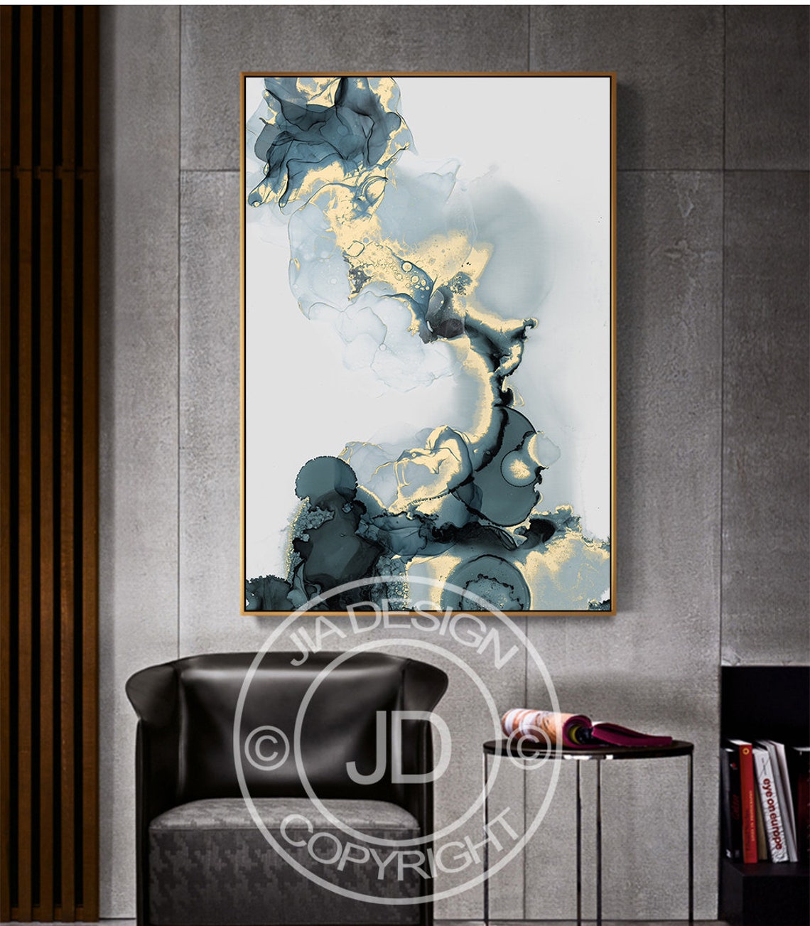 Abstract Alcohol Ink Painting Macro Photo Soft Color - Etsy