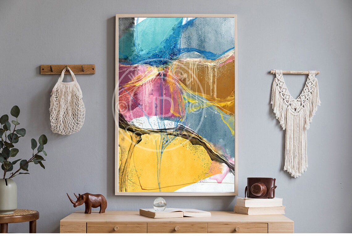 Luxury printable wall art digital printable watercolor | Etsy