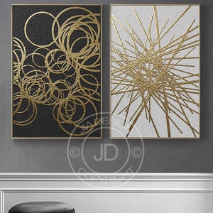 Luxury Gold Silver Series, Wall Art Printable, Digital Print Poster ...