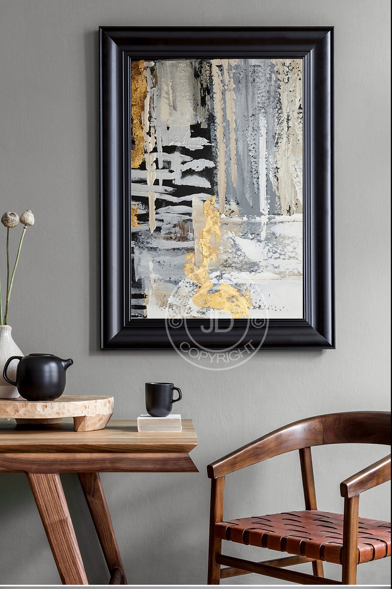 Abstract Transitional Artwork Oil Painting Interplay of - Etsy