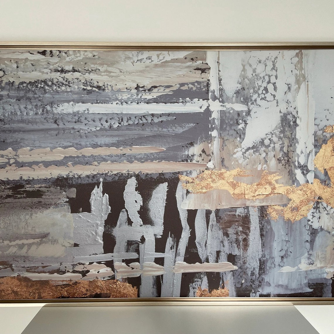 Abstract Transitional Artwork Oil Painting Interplay of | Etsy