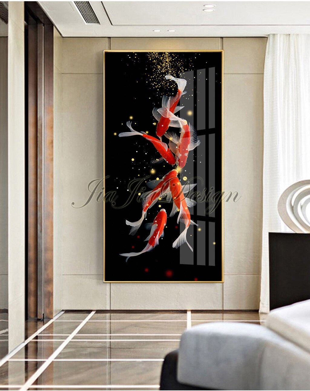 Stunning Fish Wall Art, for Decor Ans Souvenirs, Goldfish Wall Art ...