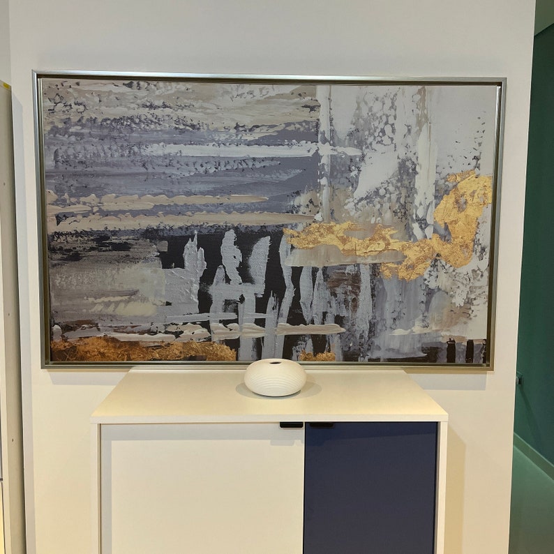 Abstract Transitional Artwork Oil Painting Interplay of - Etsy