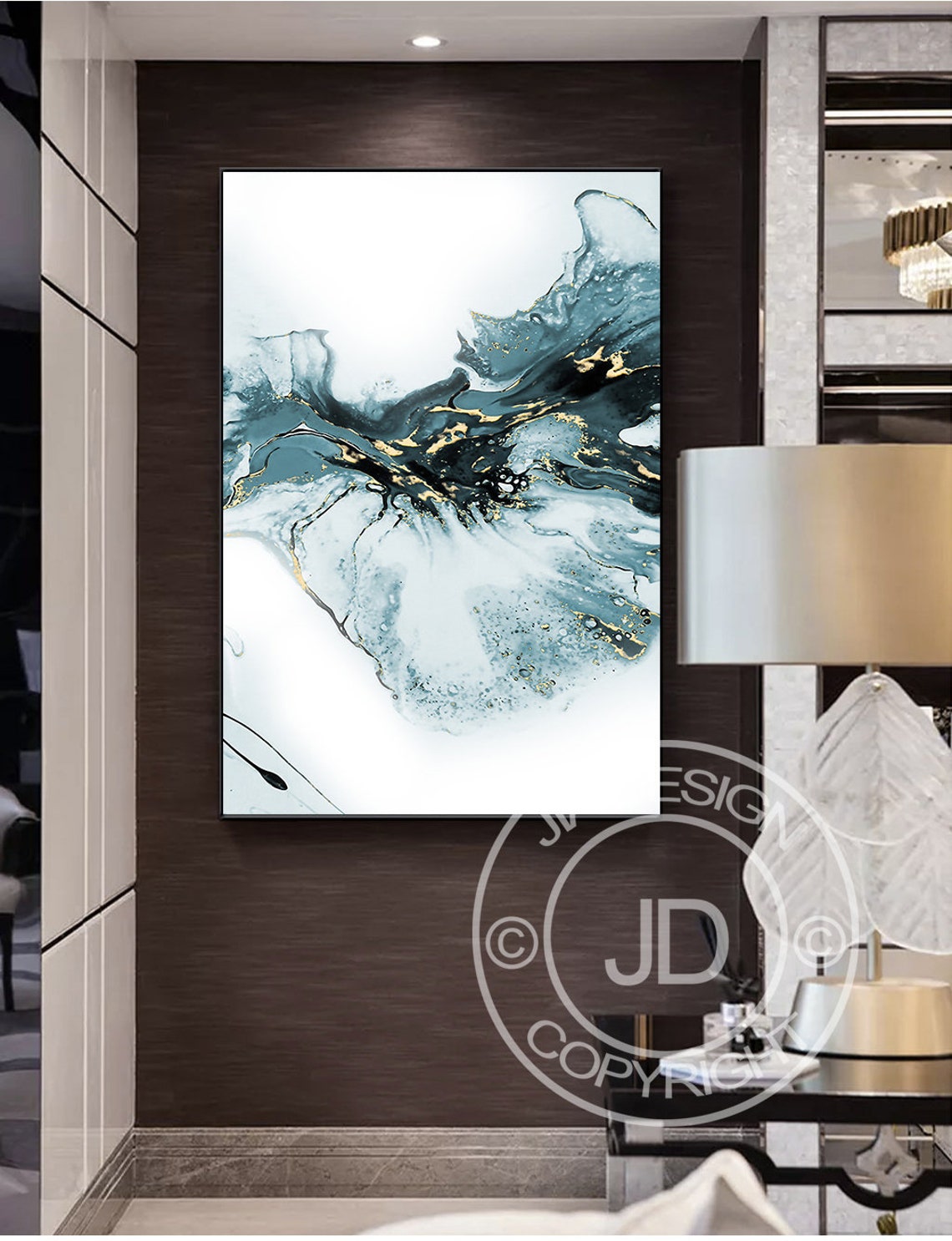 Abstract Alcohol Ink Painting Soft Color Texture Modern - Etsy