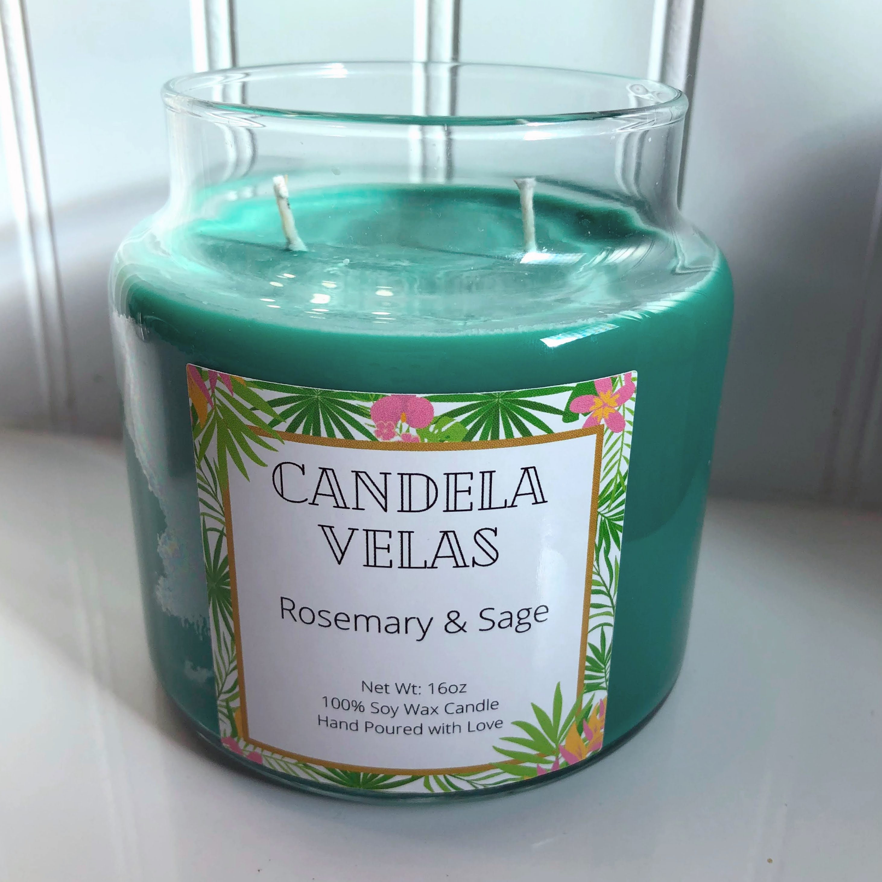 Rosemary & Sage Scented Candle Soy Candle Hand Made Candle | Etsy