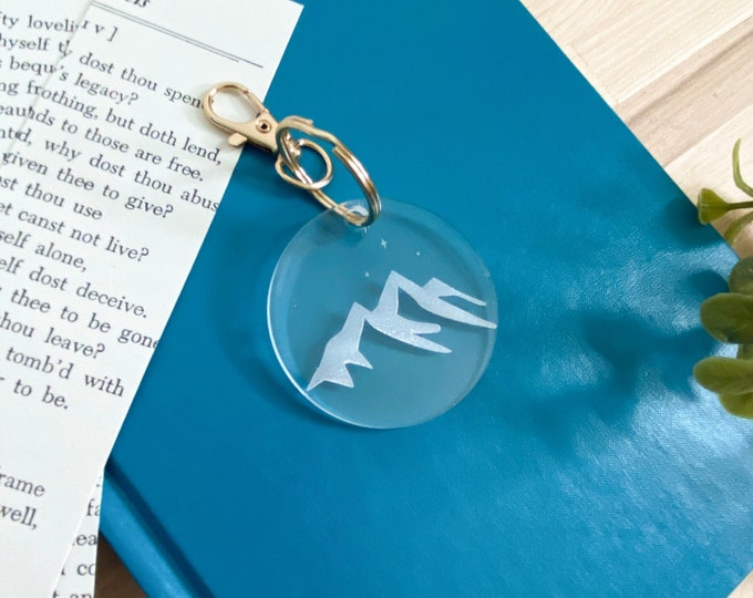 Acrylic Keychain, ACOMAF, ACOTAR, A Court of Mist and Fury, Night Court ...