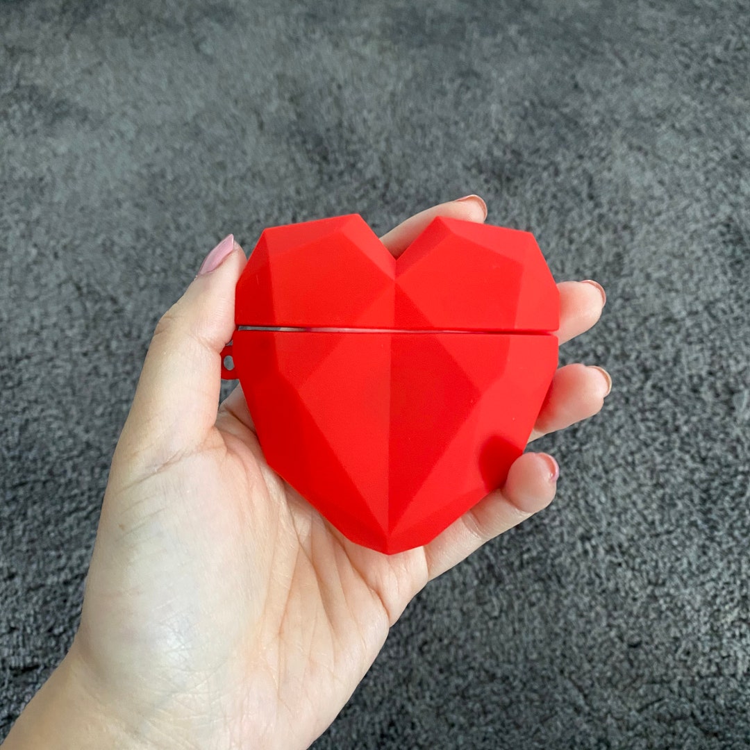 Heart AirPod 1 / 2 / Pro / 3 Case Geometric Heart Airpod, AirPod Pro ...