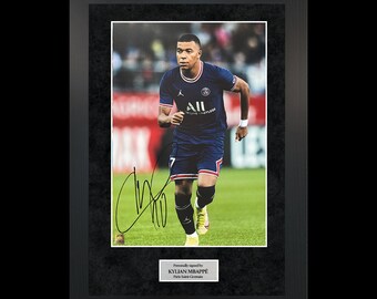 Kylian Mbappe PSG France Autographed Signed 8x10 Photo Football MLS W ...