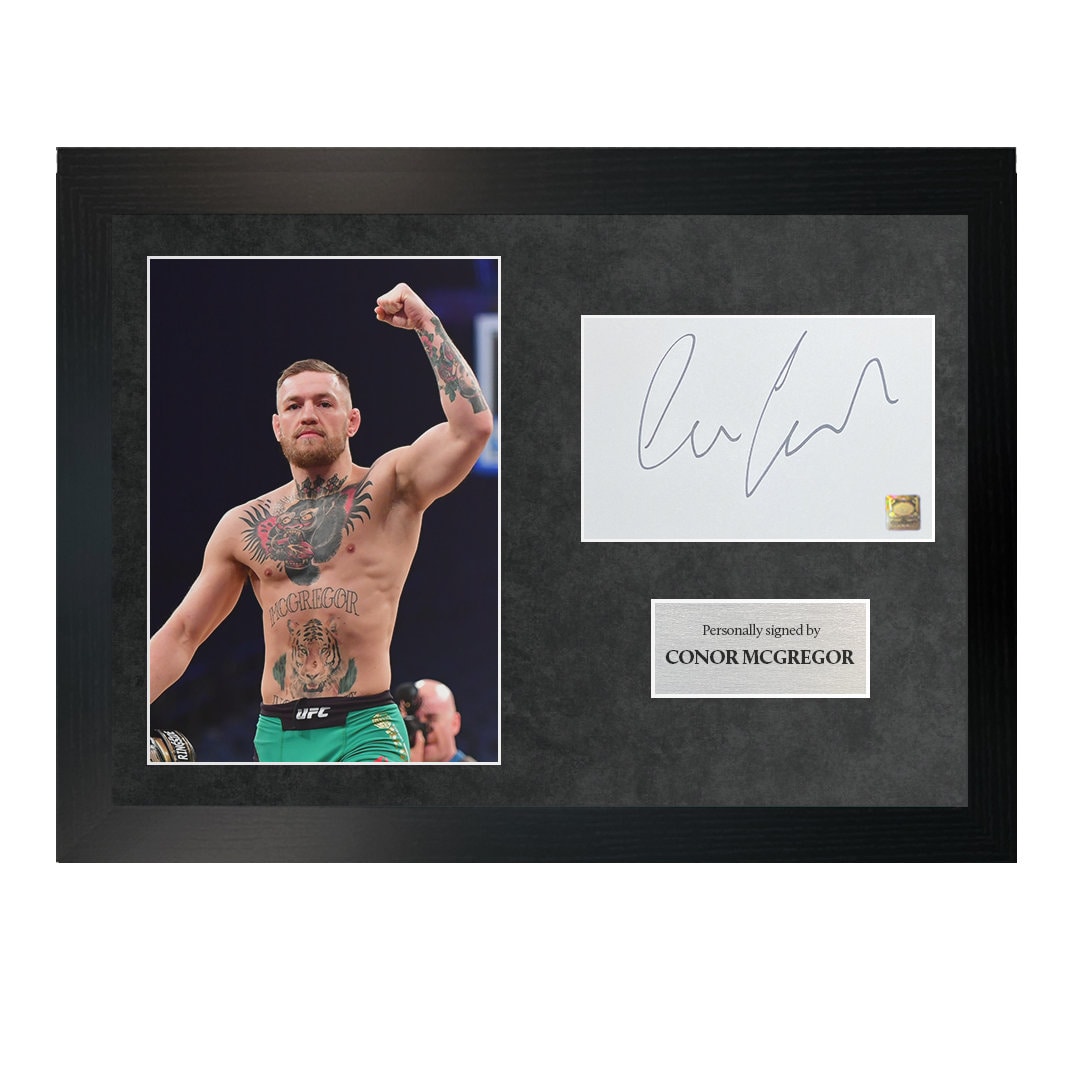 Conor Mcgregor | A4 Hand-signed Photo Frame W/ COA - Etsy
