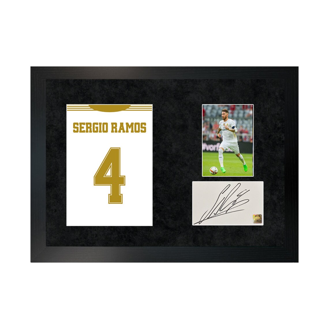 Sergio Ramos A3 Hand-signed Photo & Poster Frame W/ COA - Etsy