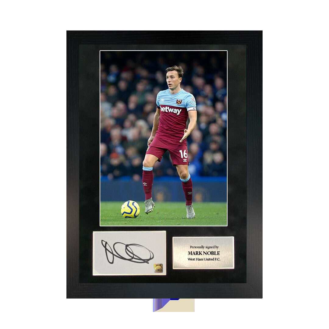 Mark Noble A3 Hand-signed Photo Frame W/ COA - Etsy