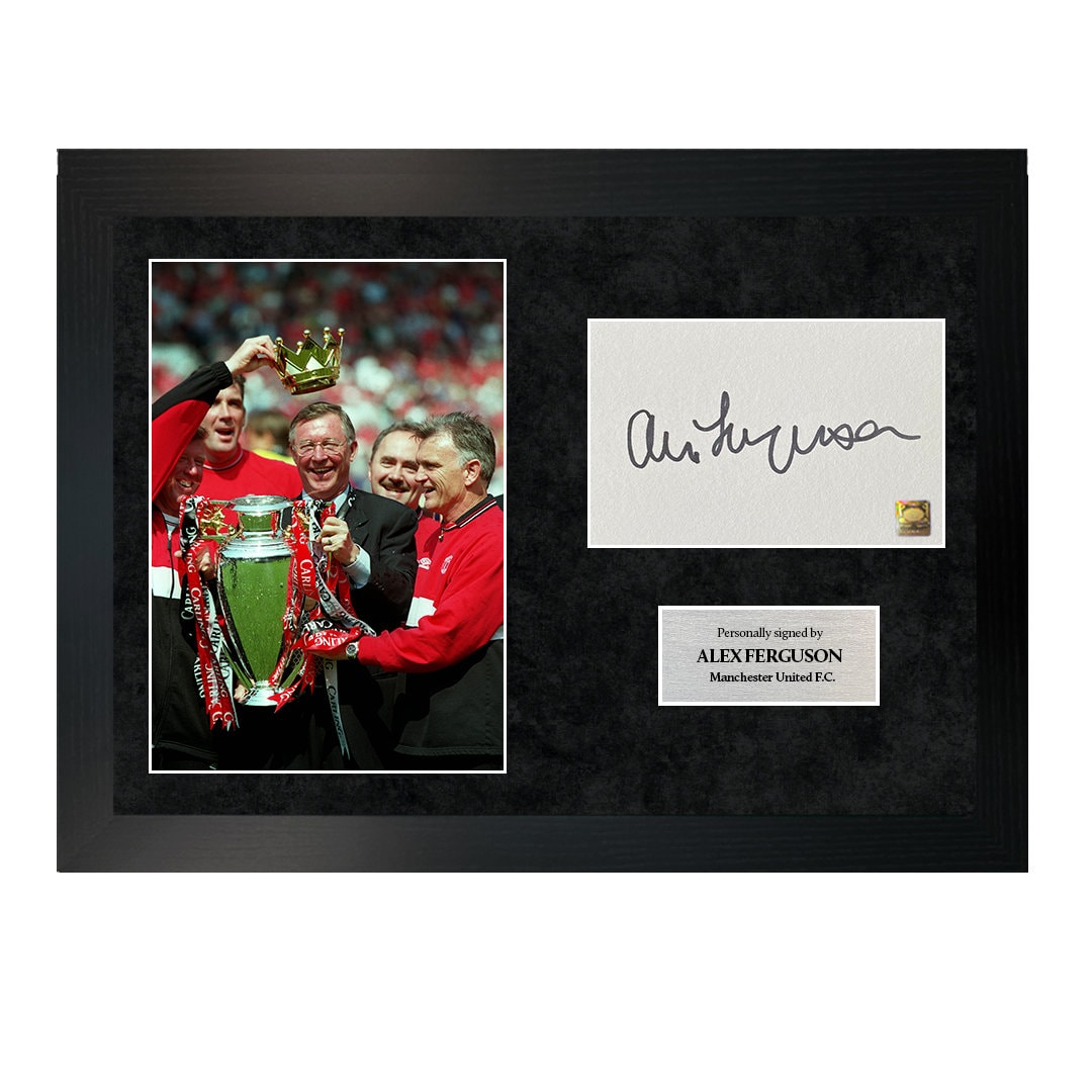 Alex Ferguson | A4 Hand-signed Photo Frame W/ COA - Etsy