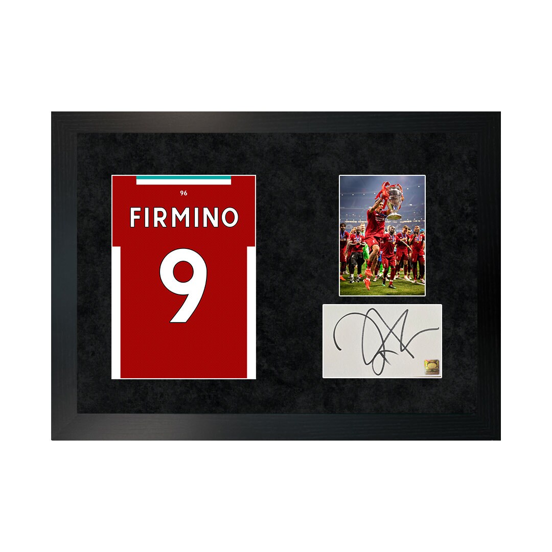 Roberto Firmino | A3 Hand-signed Photo & Poster Frame W/ COA - Etsy UK