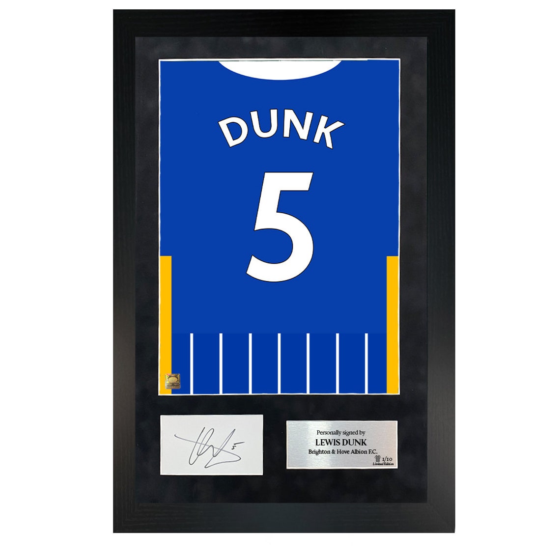 Lewis Dunk Hand-signed Shirt Back Poster Frame W/ COA - Etsy