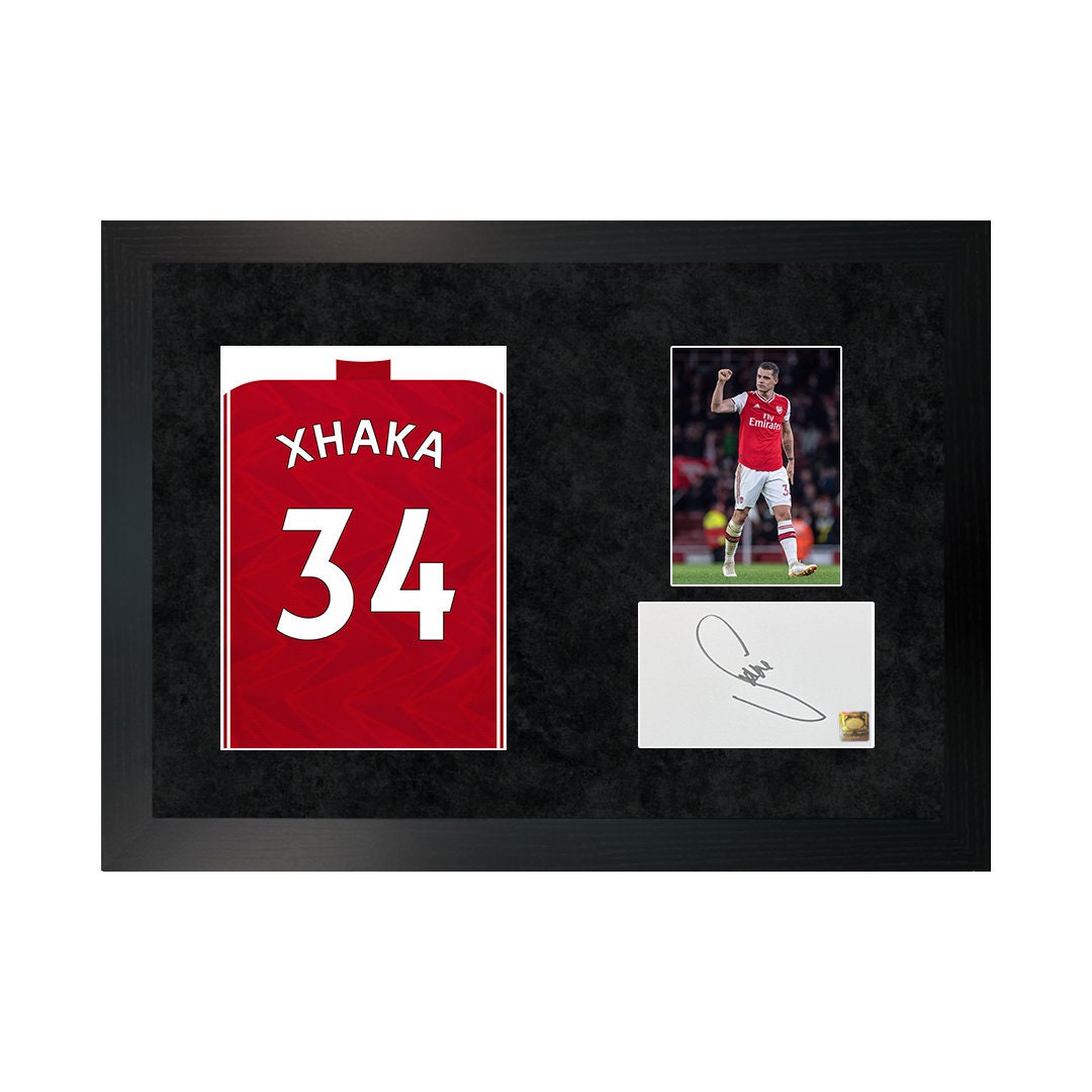 Granit Xhaka A3 Hand-signed Photo & Poster Frame W/ COA - Etsy