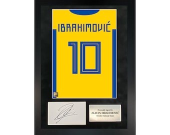 Zlatan Ibrahimovic Hand-signed Shirt Back Poster Frame W/ COA - Etsy