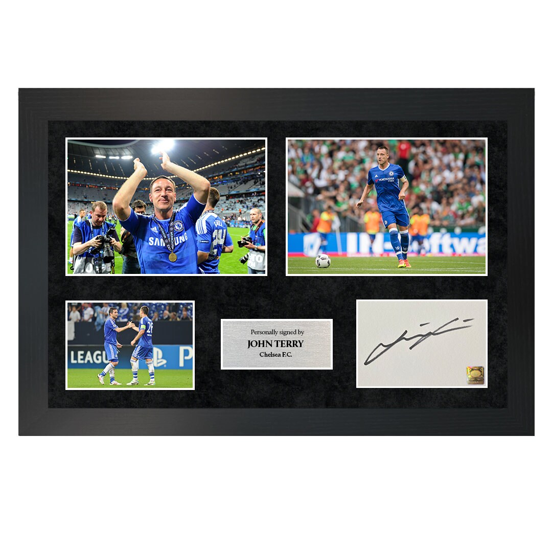 John Terry A3/A4 Hand-signed Triple Photo Frame W/ COA - Etsy