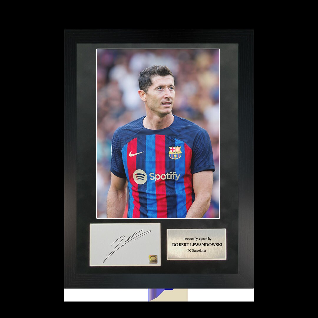 Robert Lewandowski | A3 Hand-signed Photo Frame W/ COA - Etsy