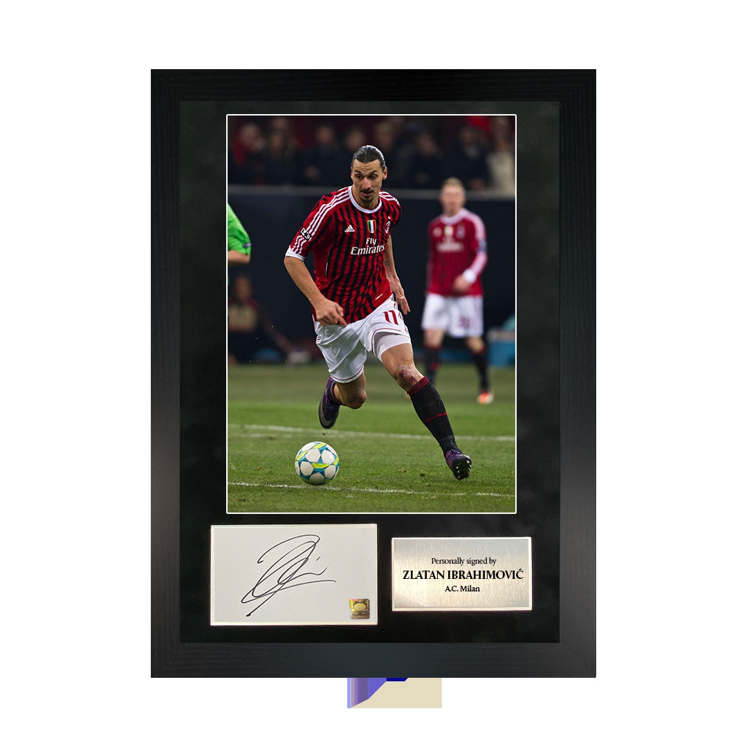 Zlatan Ibrahimović | A3 Hand-signed Photo Frame W/ COA - Etsy