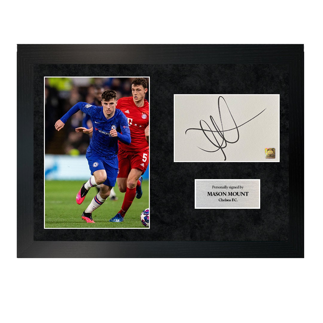 Mason Mount | A4 Hand-signed Photo Frame W/ COA - Etsy