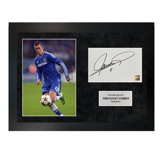 Fernando Torres A4 Hand-signed Photo Frame W/ COA | Etsy
