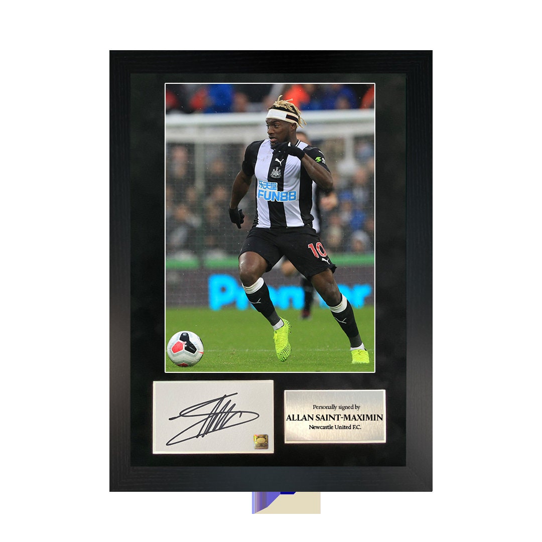 Allan Saint-maximin | A3 Hand-signed Photo Frame W/ COA - Etsy