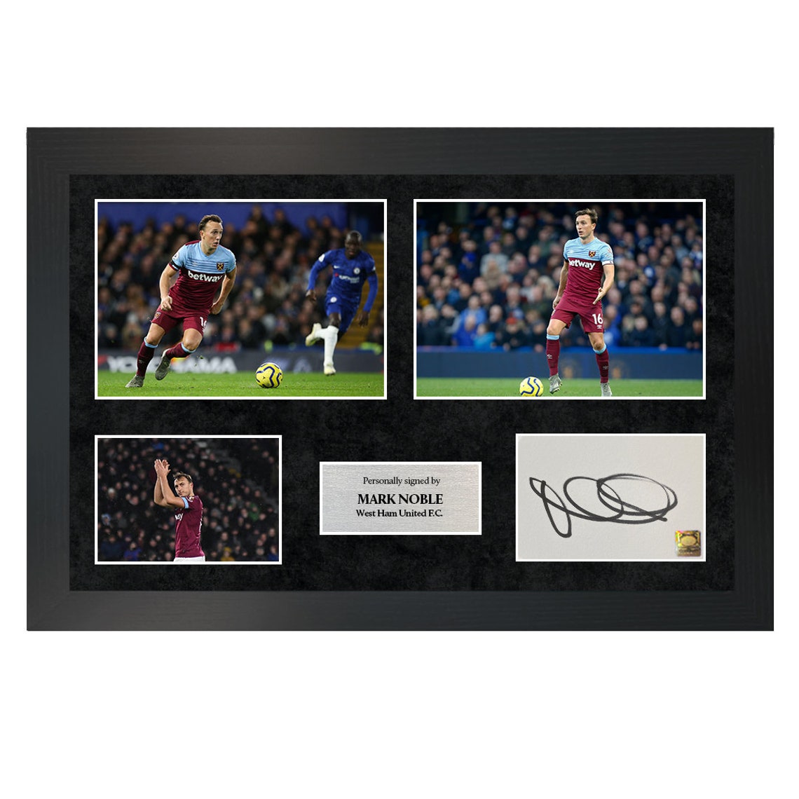 Mark Noble A3/A4 Hand-signed Triple Photo Frame W/ COA - Etsy