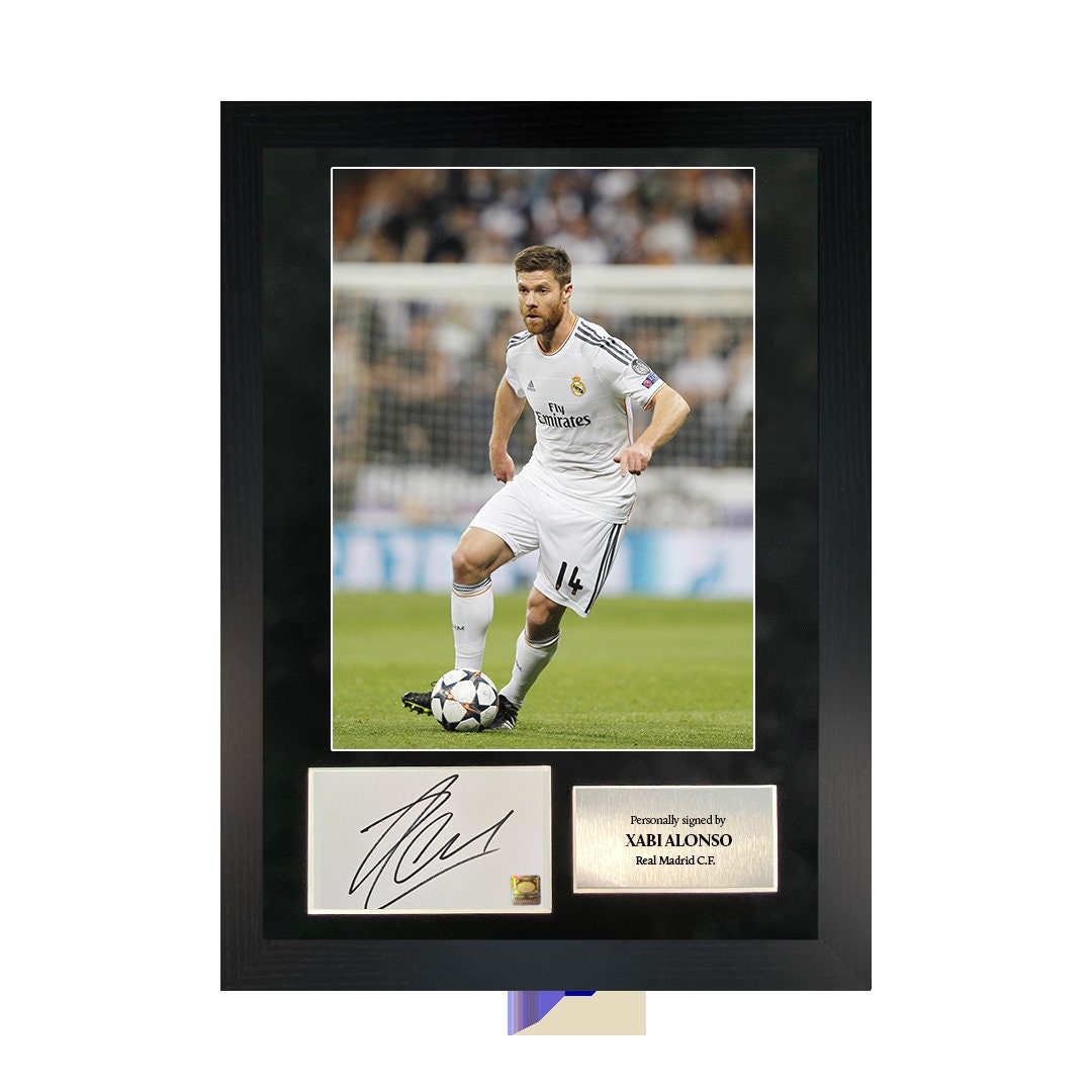 Xabi Alonso A3 Hand-signed Photo Frame W/ COA - Etsy