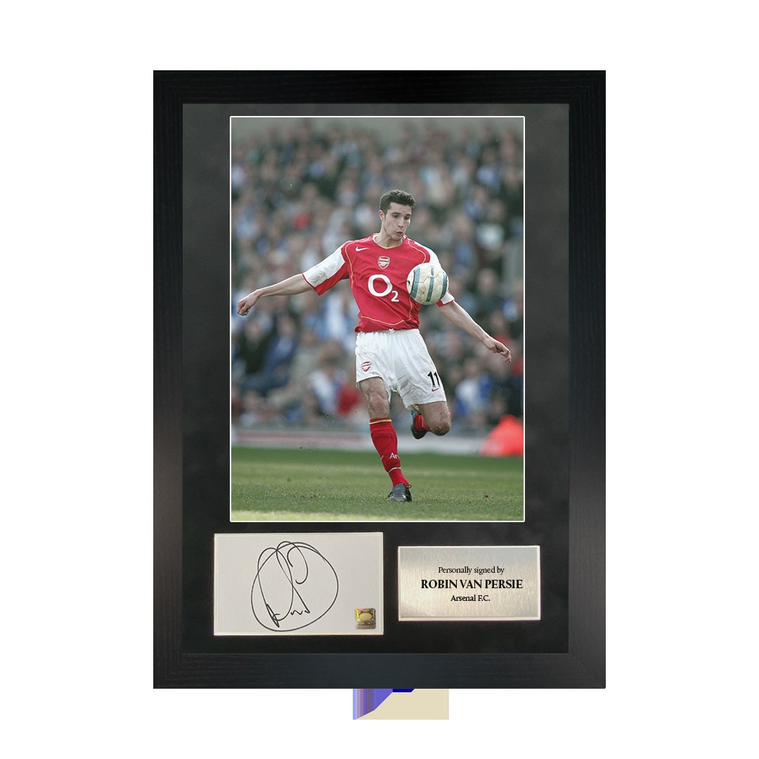 Robin Van Persie A3 Hand-signed Photo Frame W/ COA - Etsy