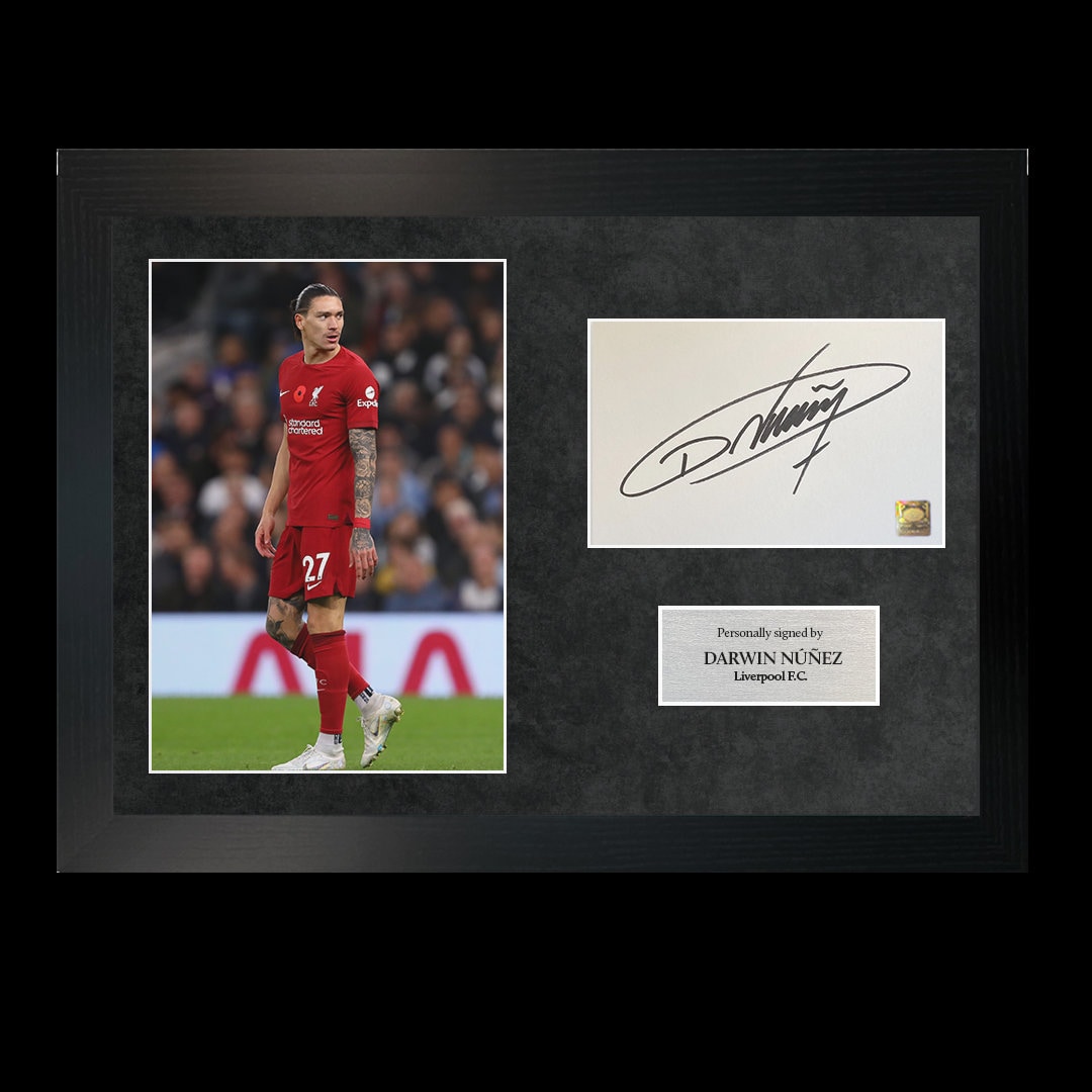 Darwin Núñez | A4 Hand-signed Photo Frame W/ COA - Etsy